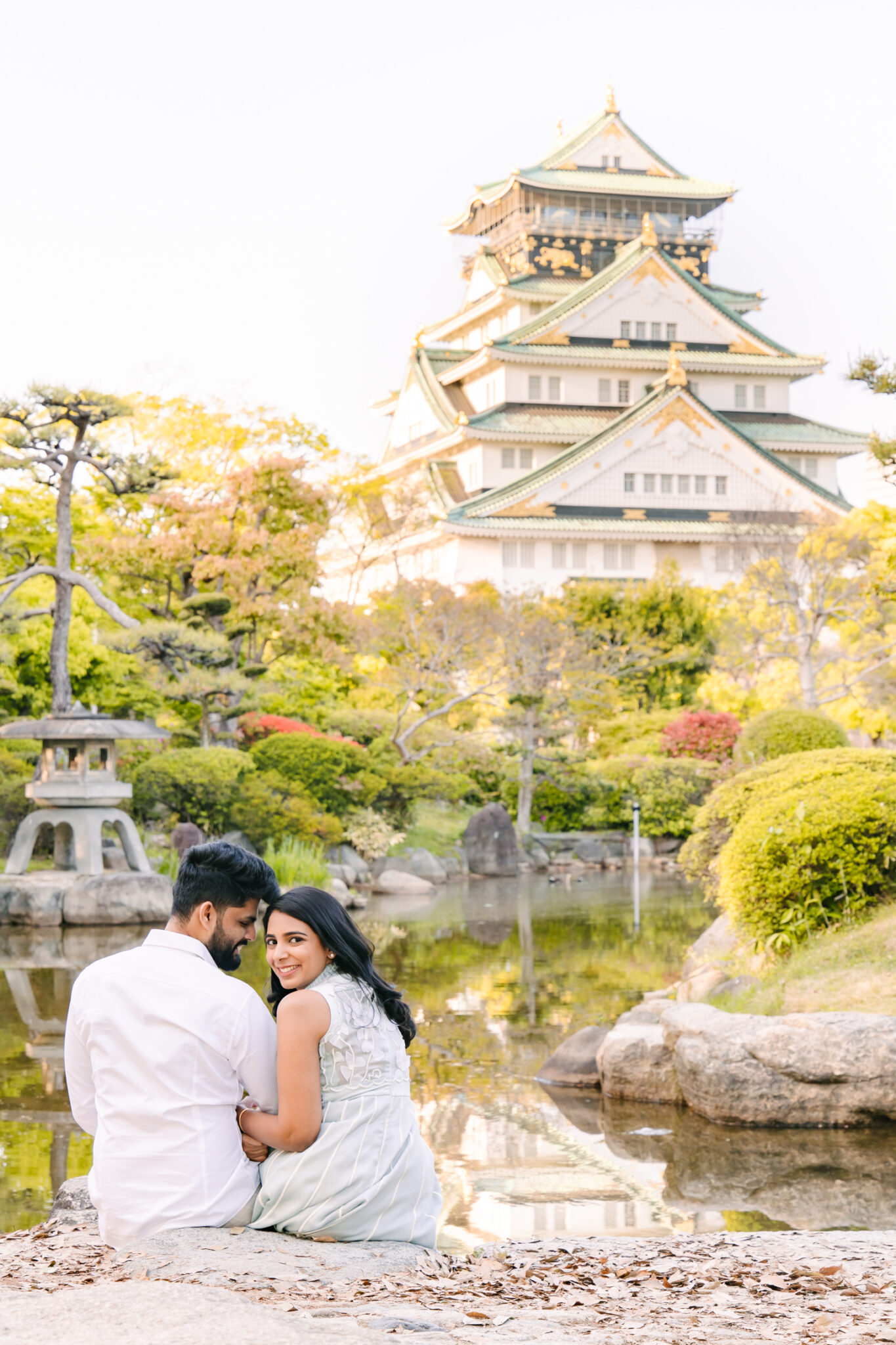 Anniversary photoshooting in Osaka castle park!! | Photoguider-Japan