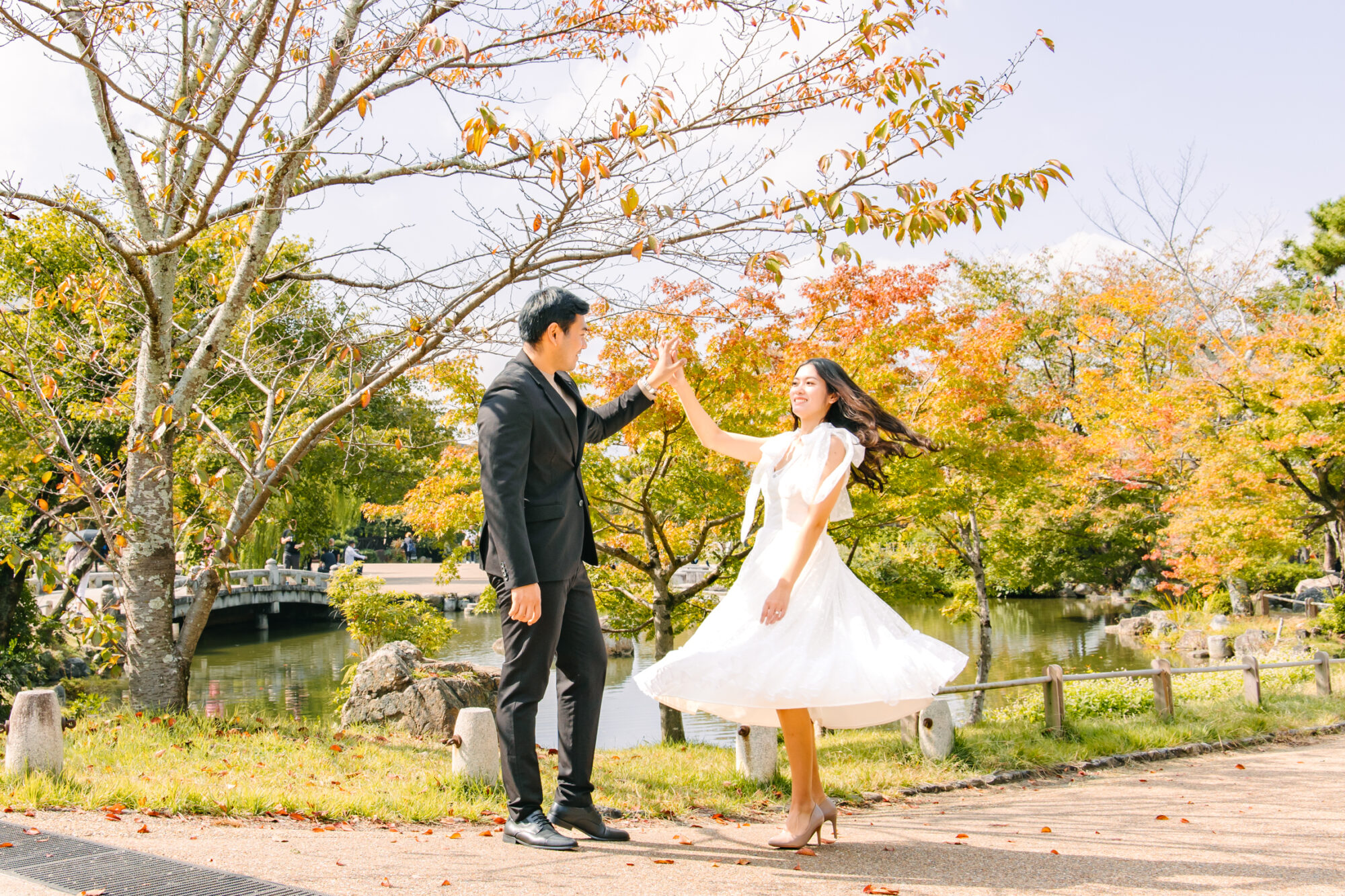 Pre-wedding photoshoot in Gion and Arashiyama of Kyoto!! | Photoguider ...