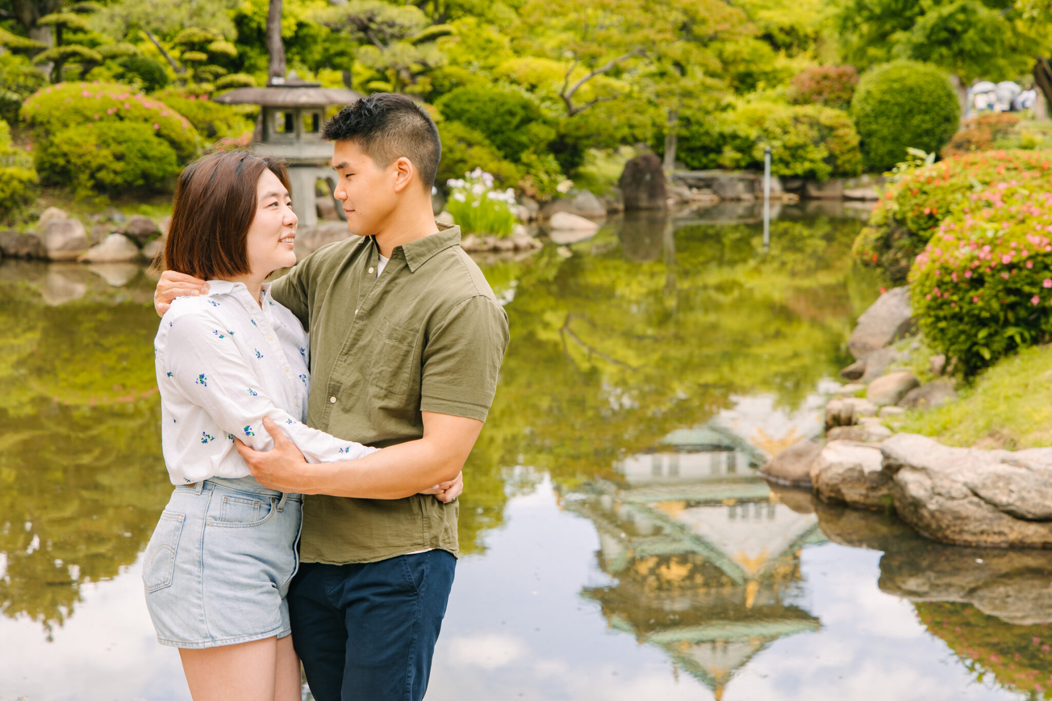 Nice couple joined my photoshooting tour in Osaka!! | Photoguider-Japan