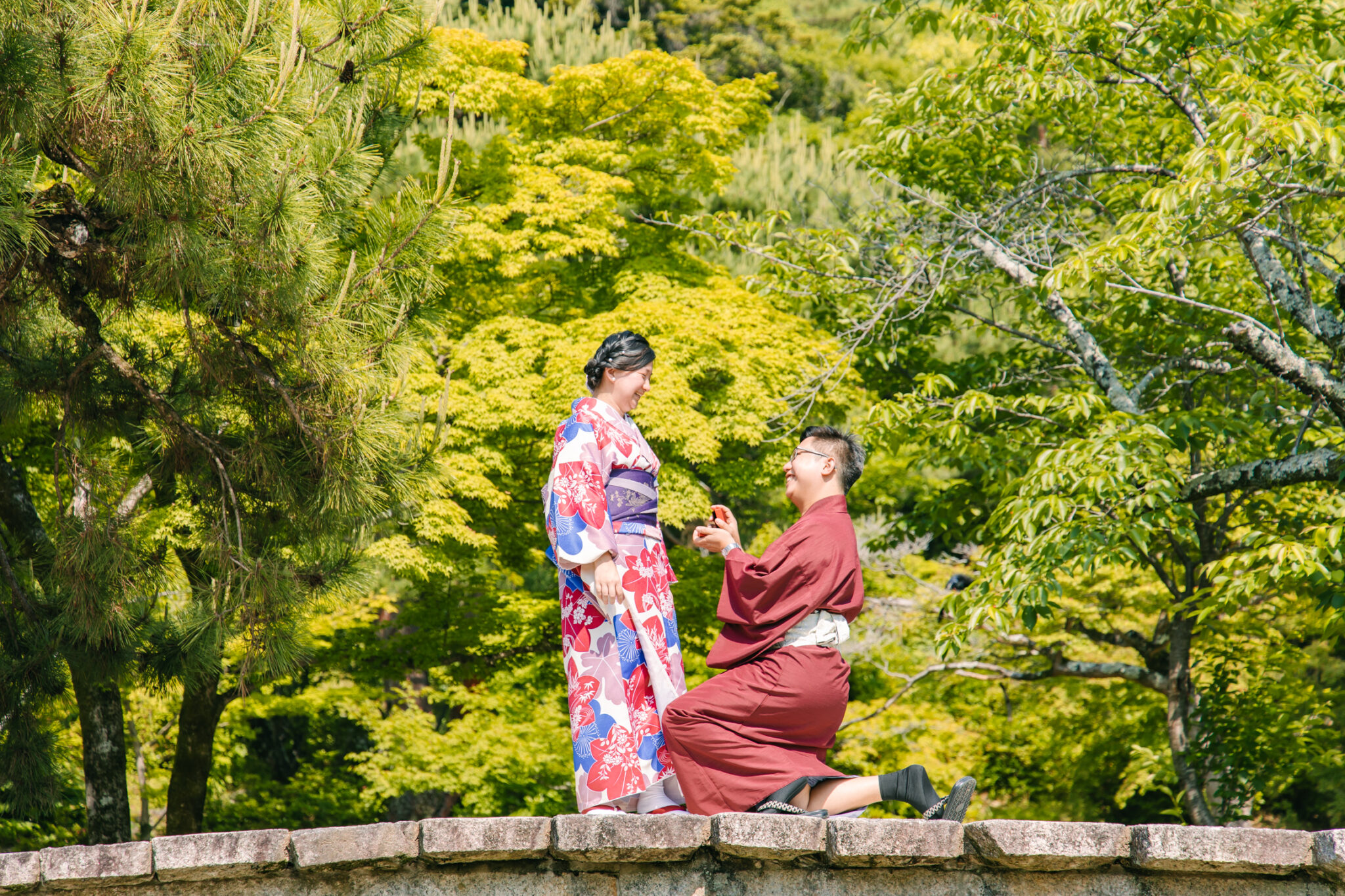 Surprise proposal photoshoot in Gion, Kyoto!! | Photoguider-Japan