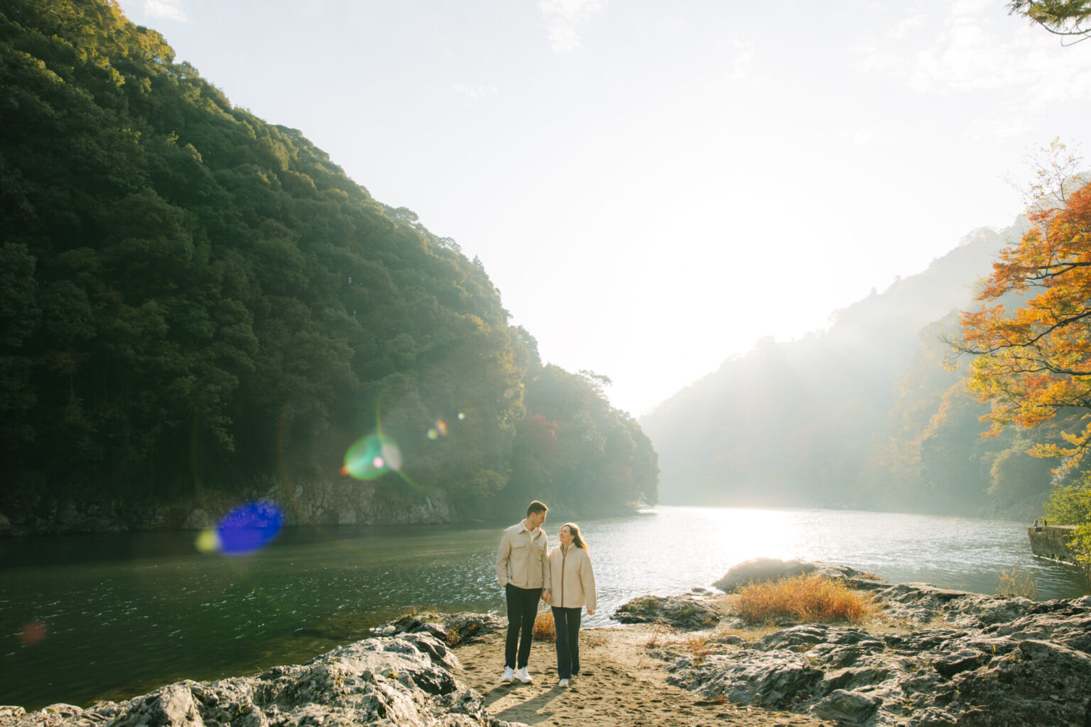A Magical Kyoto Proposal Photoshoot in Nature at Sunrise ...